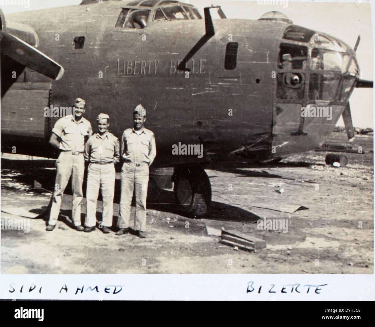 The B-24 Liberator, captured in this photo, was a key bomber used by ...