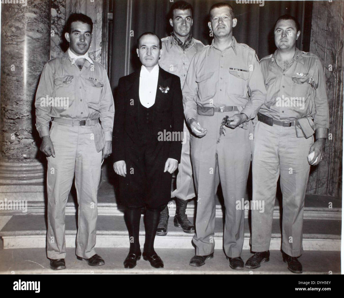 This image shows a B-24 Liberator bomber from World War II, used ...