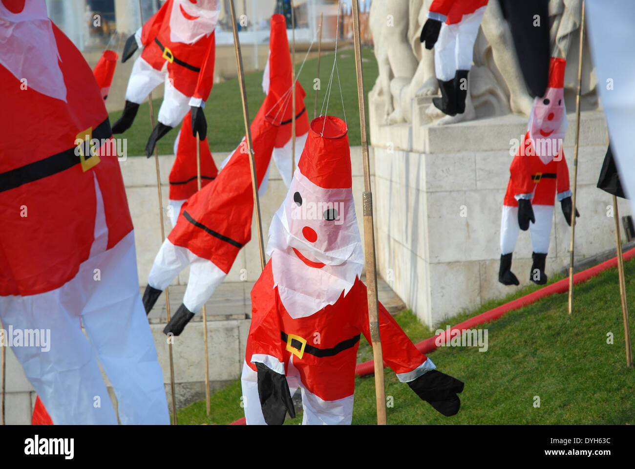 Paris france christmas santa claus hi-res stock photography and images ...