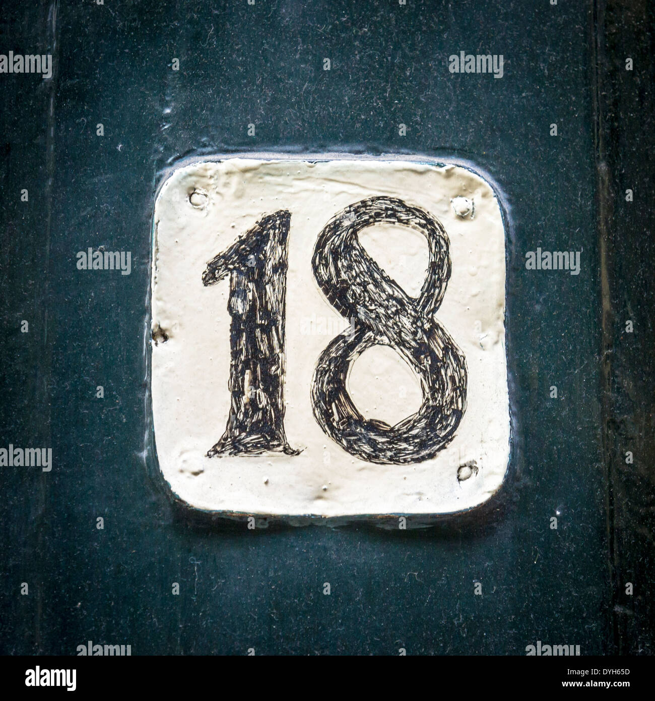 Number eighteen hi-res stock photography and images - Alamy