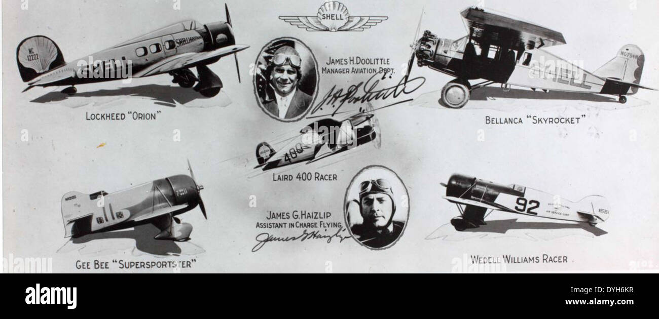 The Shell Racing Aircraft, developed by Laird Super, was an advanced ...