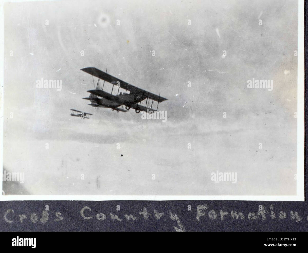 This historical photo from the Dorsey album showcases a Curtiss JN-4D ...