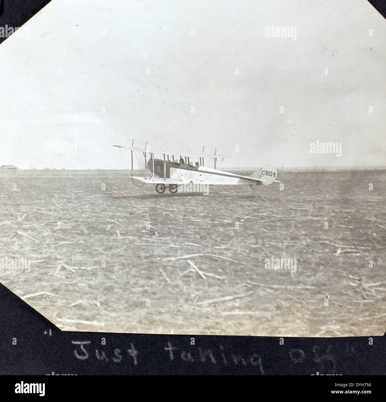 This photo features the Curtiss JN-4 Jenny, a biplane used extensively ...