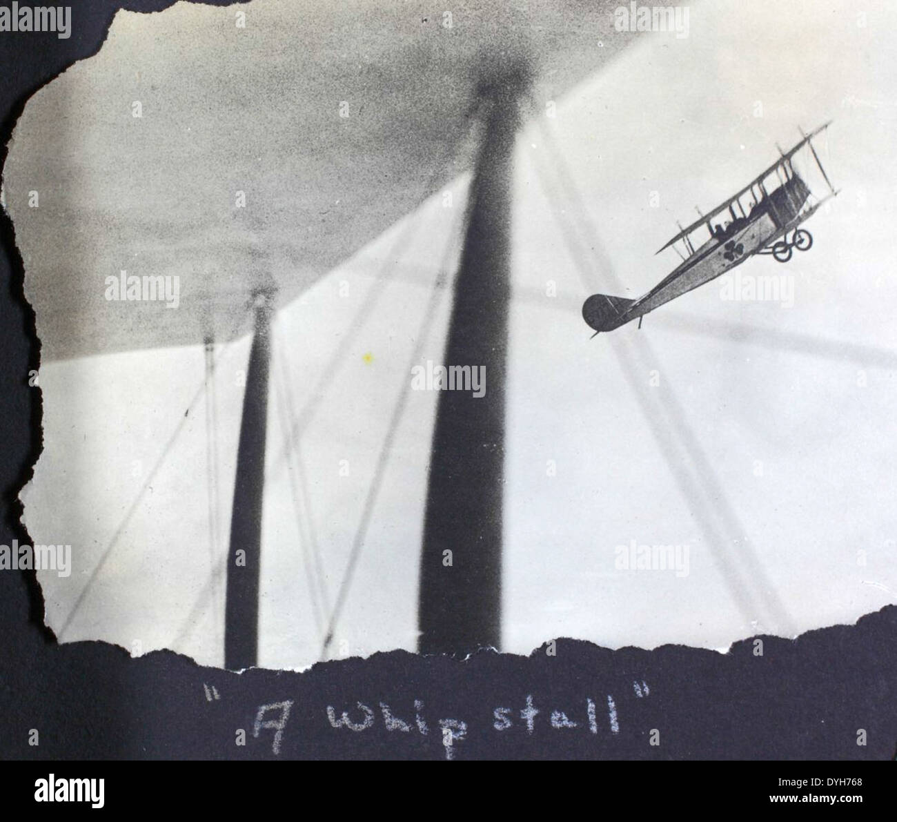This photograph from the Dorsey Album features the Curtiss Jenny, a ...