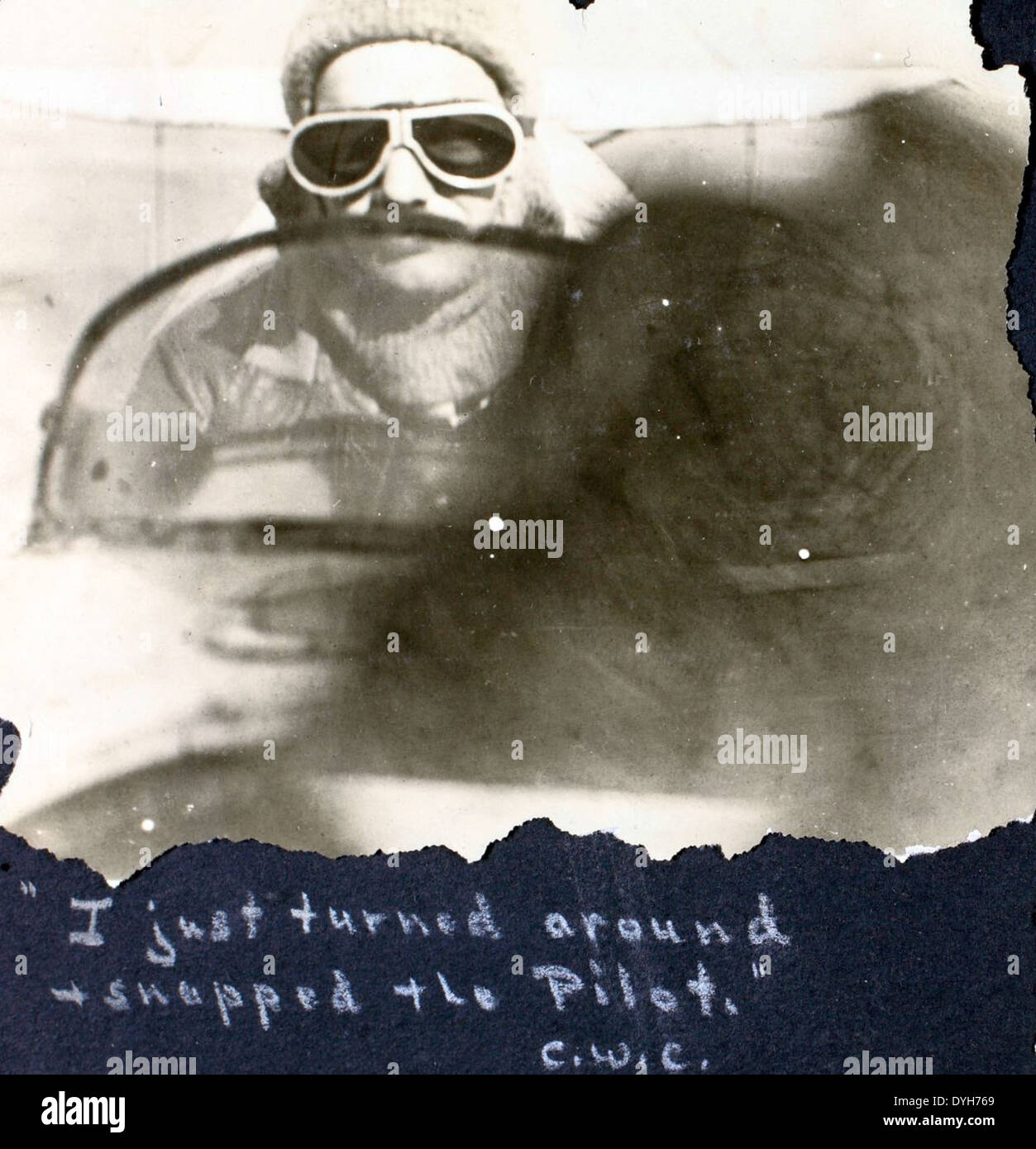This photograph from Album 19 features a Curtiss JN-4 Jenny, an iconic ...