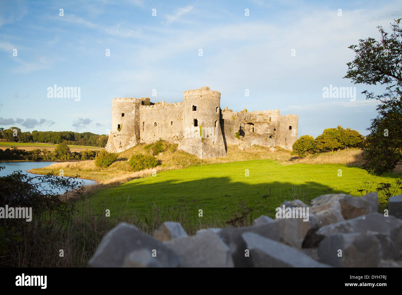 Carew Castle, Carew, Pembrokeshire, Wales UK Stock Photo - Alamy