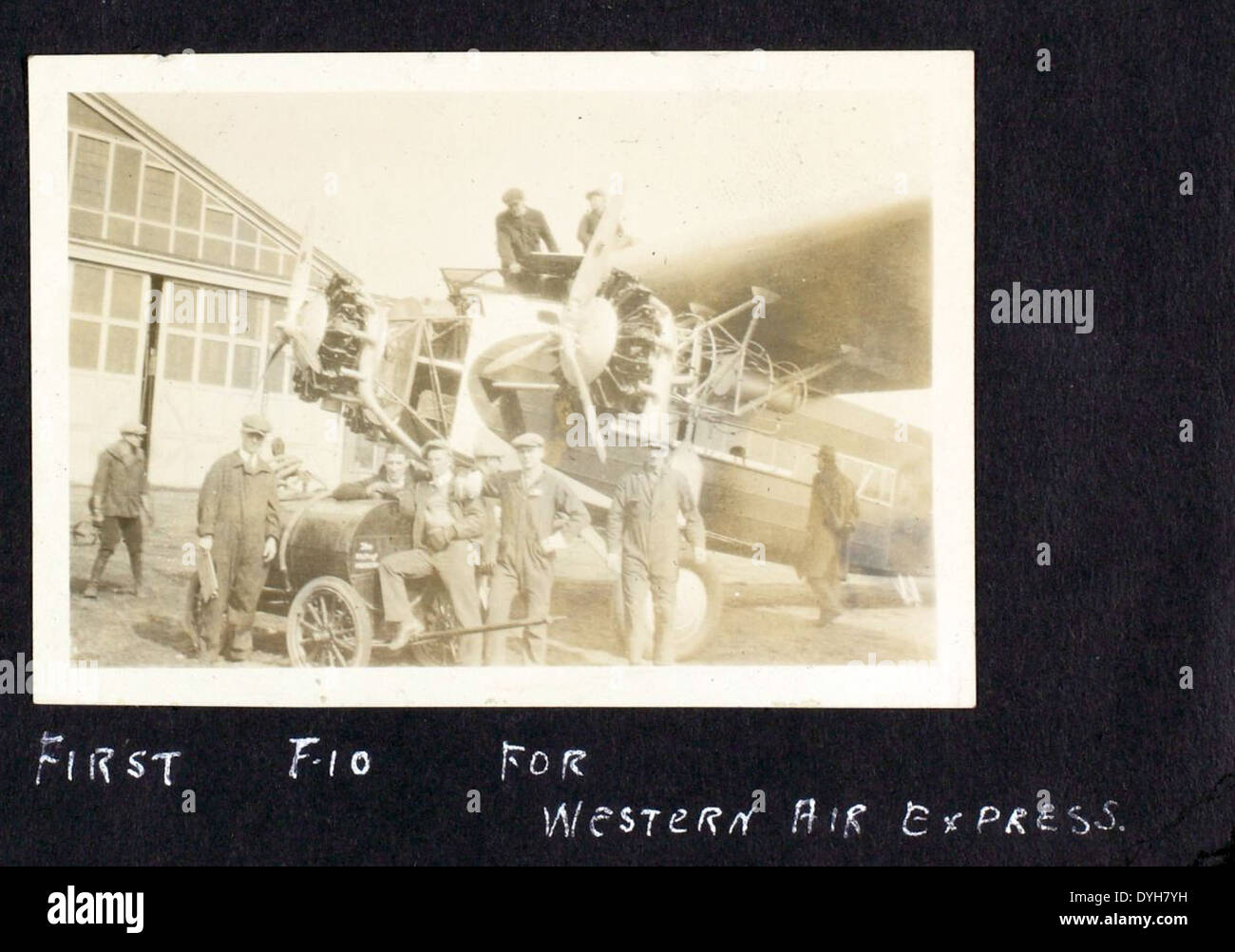 This album photo, number 12, captures the legacy of Anthony Fokker, the ...