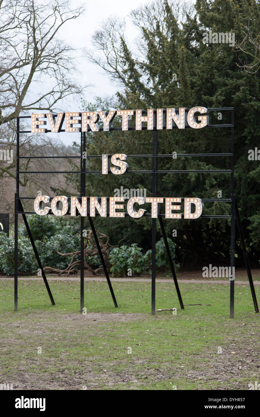 Everything is Connected by Peter Liversidge at Yorkshire Sculpture Park ...