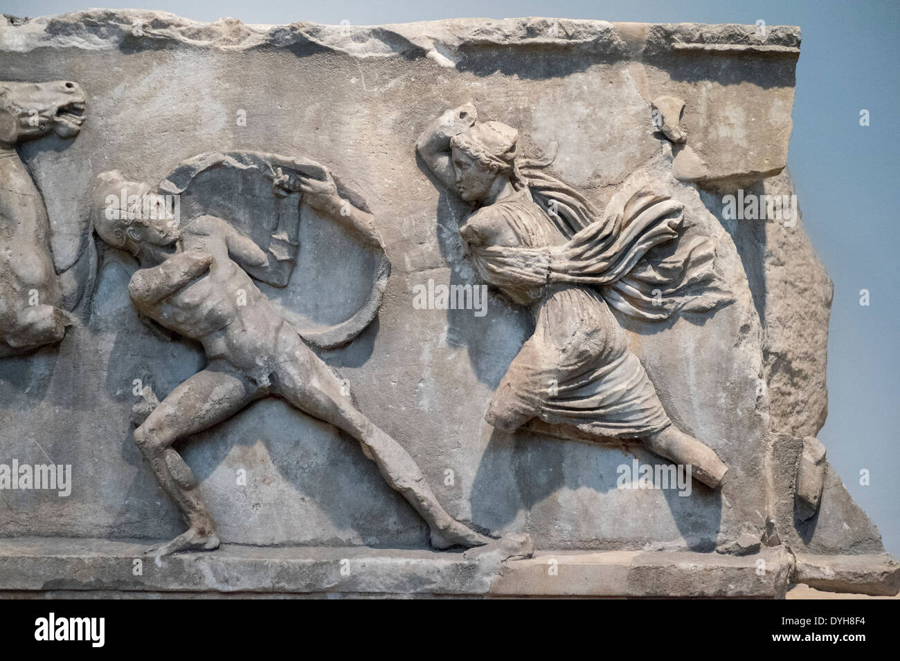 Ancient Greek artwork on display at The British Museum in London Stock ...