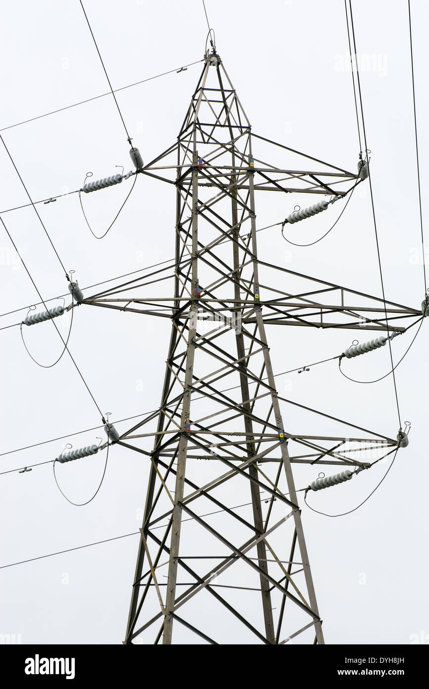 Grey pylon hi-res stock photography and images - Alamy