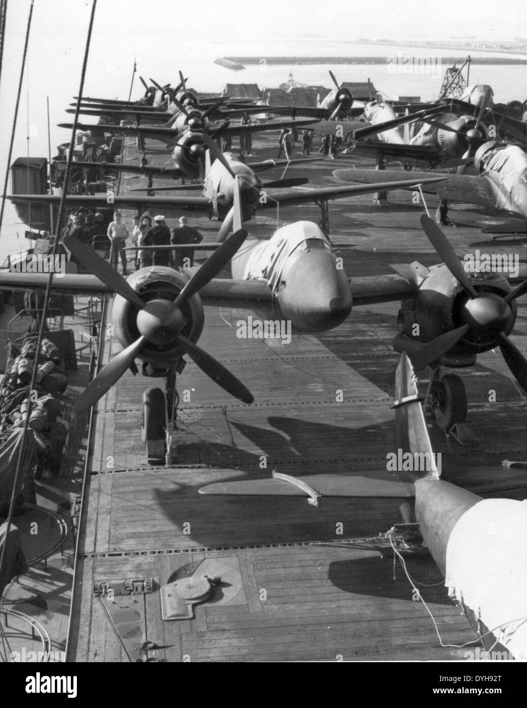 This image features various captured Japanese aircraft from World War ...
