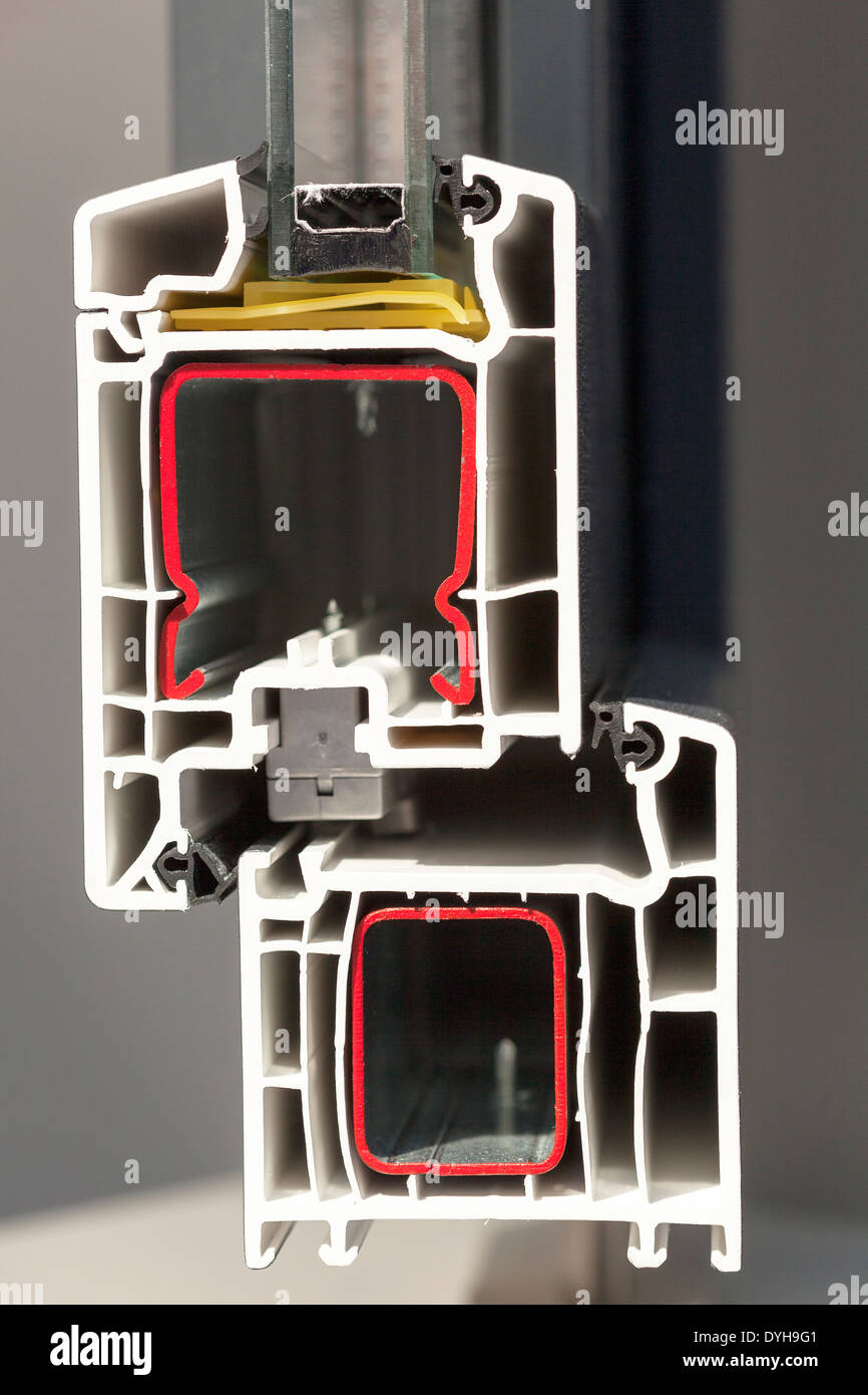 Cross section of pvc profile for window hi-res stock photography and ...