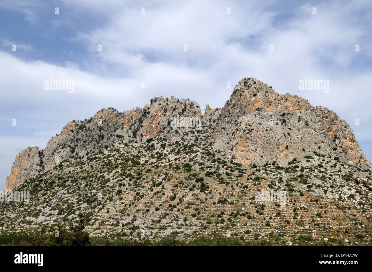 Five Finger Mountain Beshparmak Northern Cyprus Stock Photo - Alamy