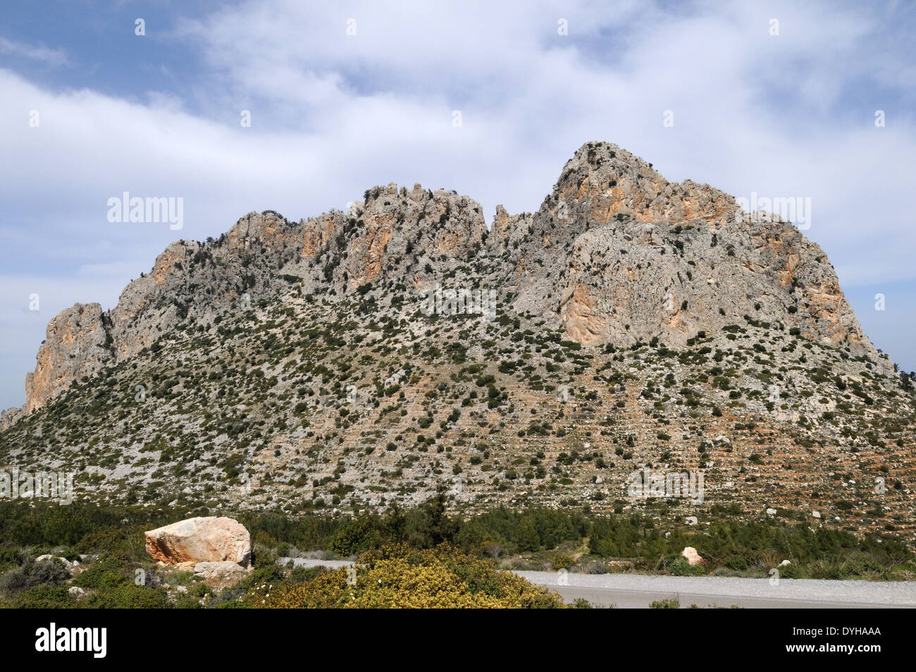 Five Finger Mountain Besparmak Northern Cyprus Stock Photo - Alamy