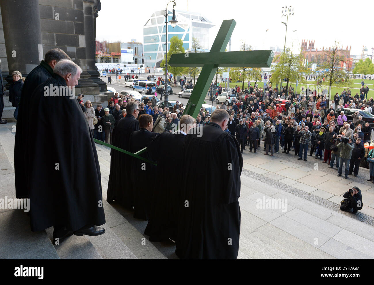 Berlin, Germany. 18th Apr, 2014. Father Bertold Hoecker, cathedral ...