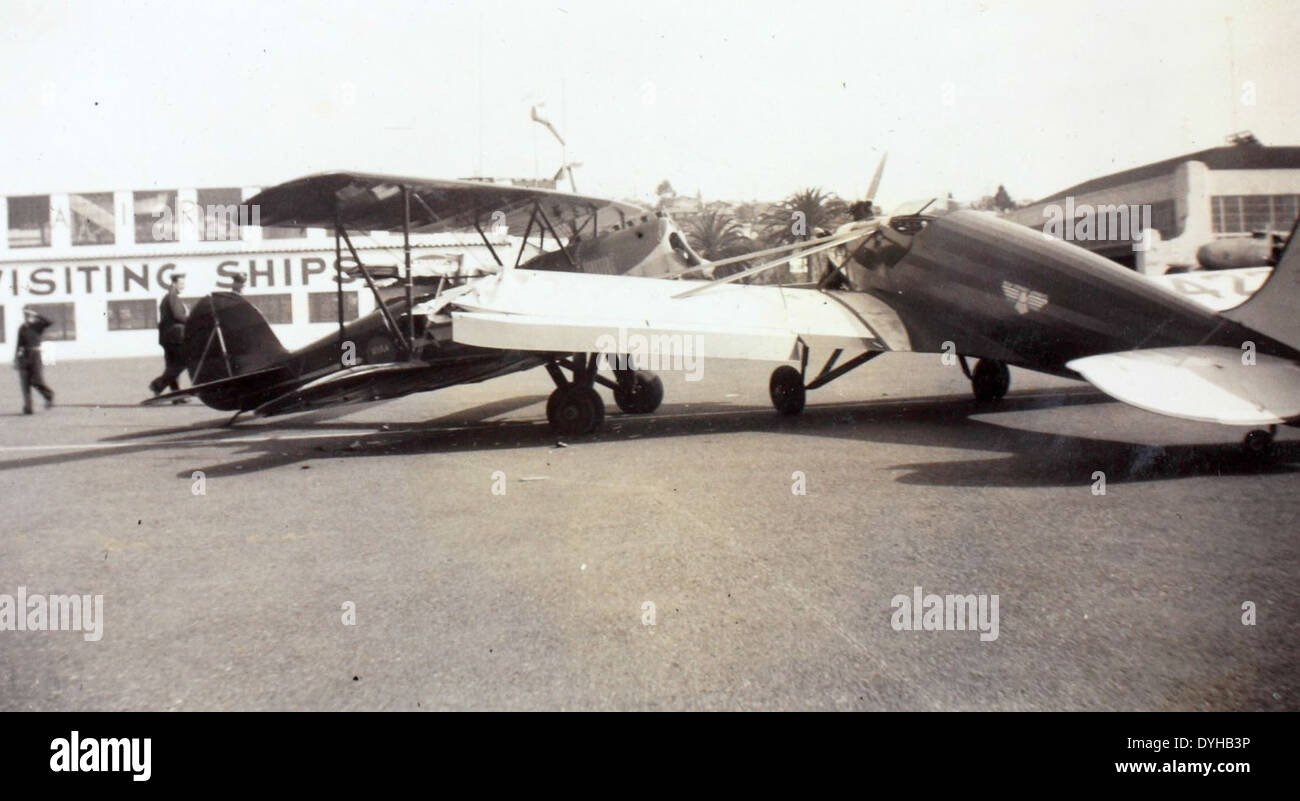 This photo captures the Douglas aircraft, identified as AL8 000312 ...