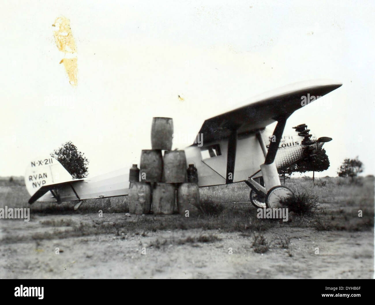 The Spirit of St. Louis, piloted by Charles Lindbergh, is one of the ...