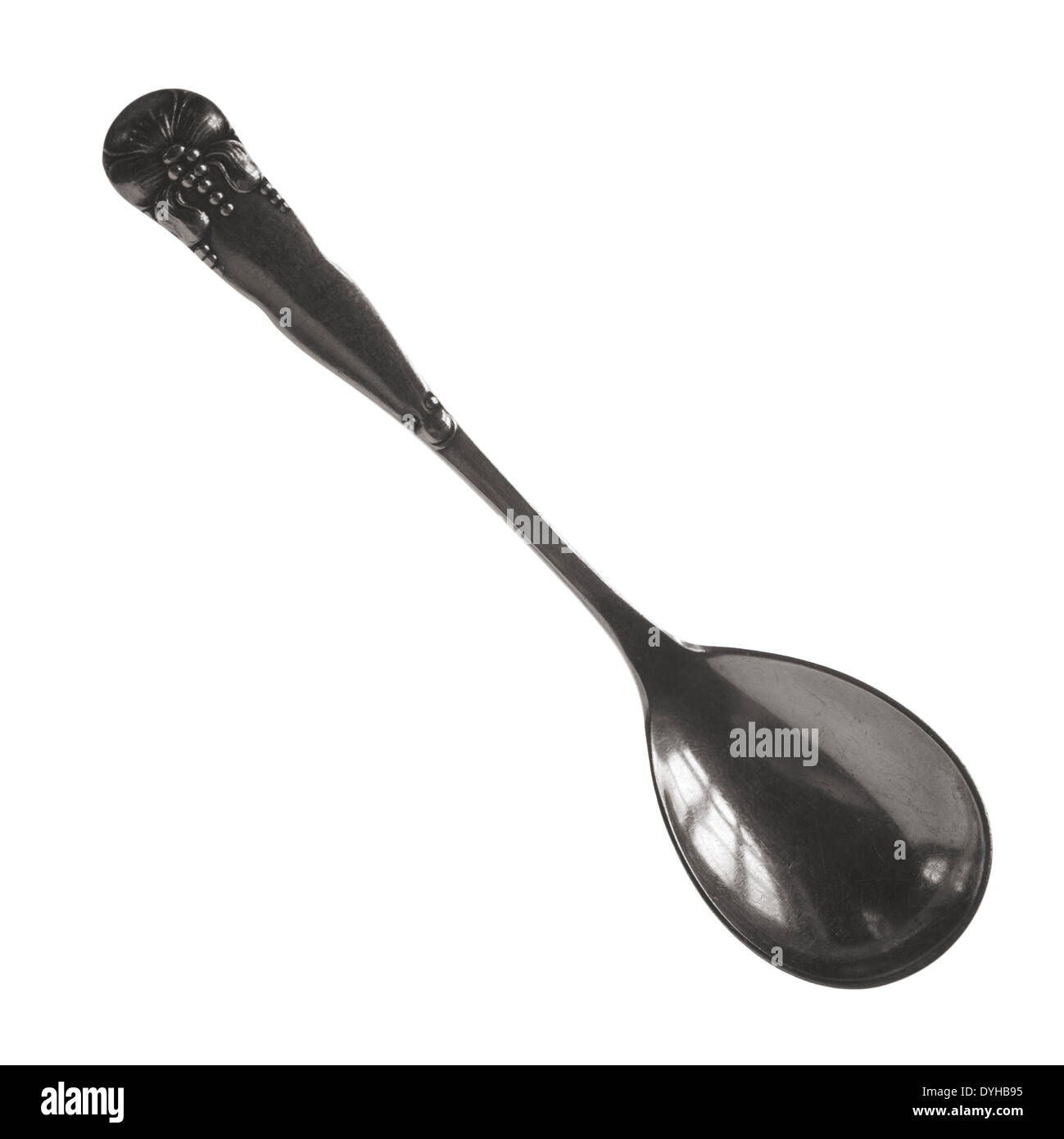 antique teaspoon isolated on white background Stock Photo - Alamy