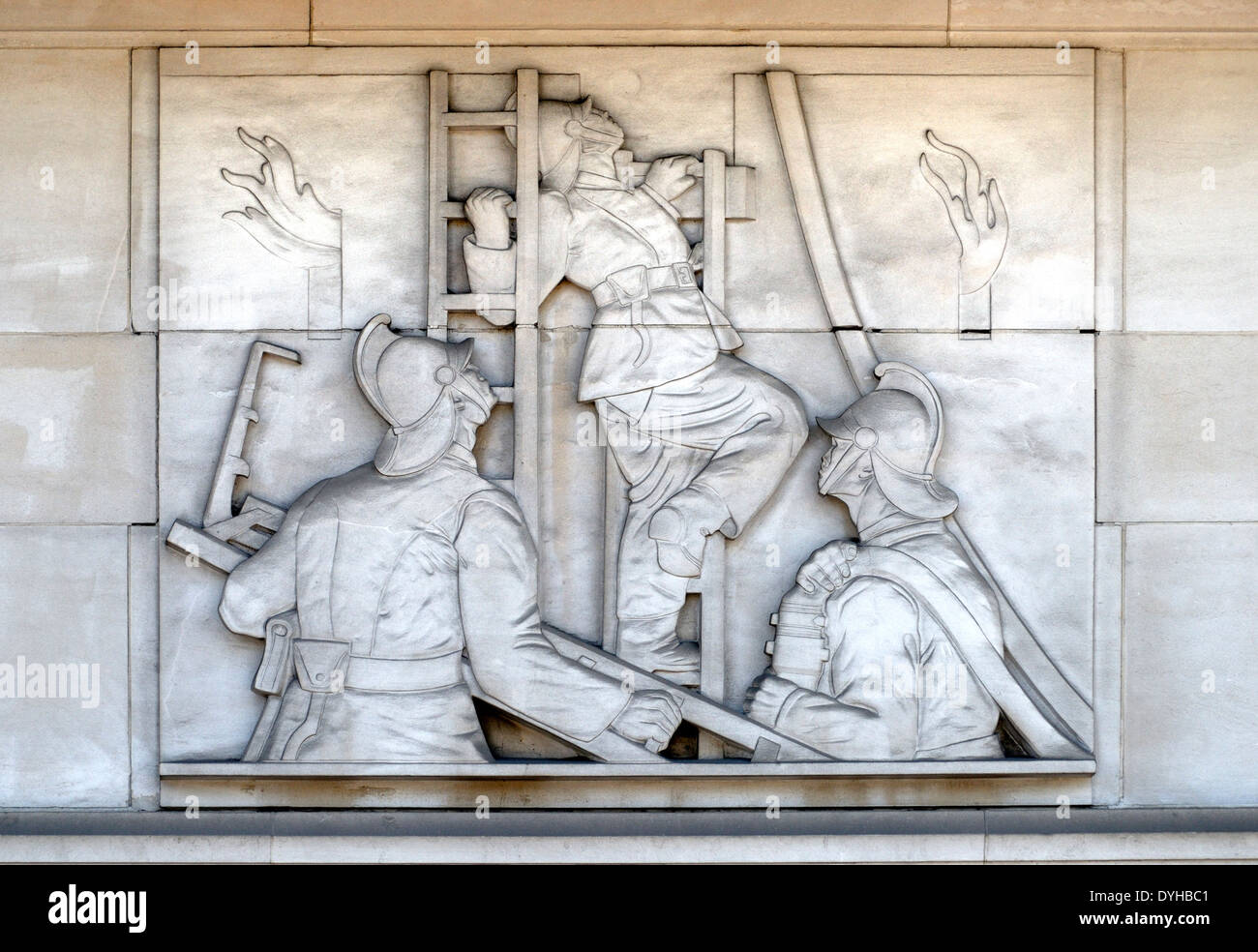 London fire brigade detail hi-res stock photography and images - Alamy