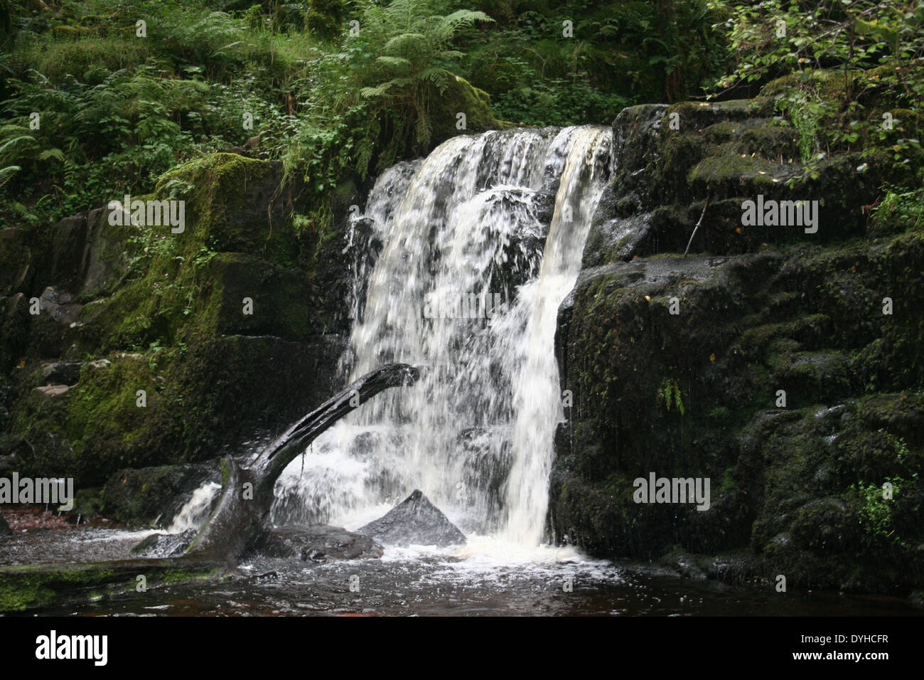 Waterfall in Wales Stock Photo - Alamy