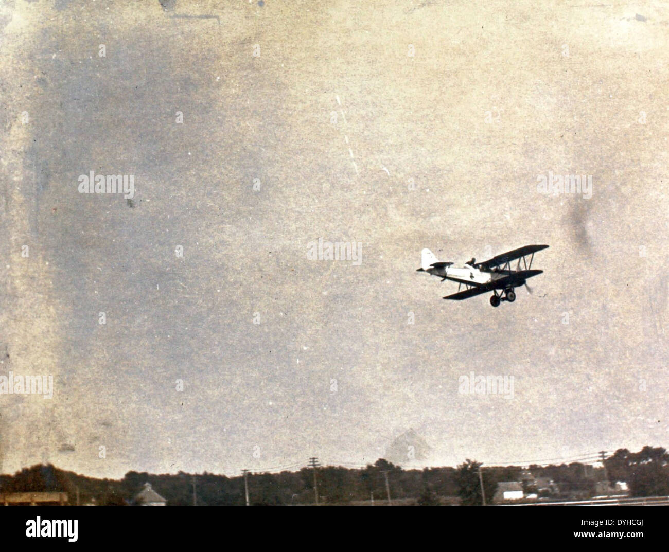 This image, from the Carter Buton Album, showcases the barnstorming era ...