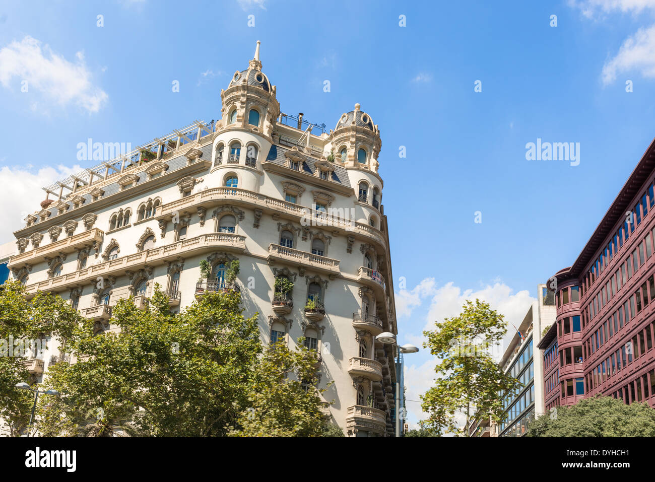 Building facade of great architectural interest in the city of ...