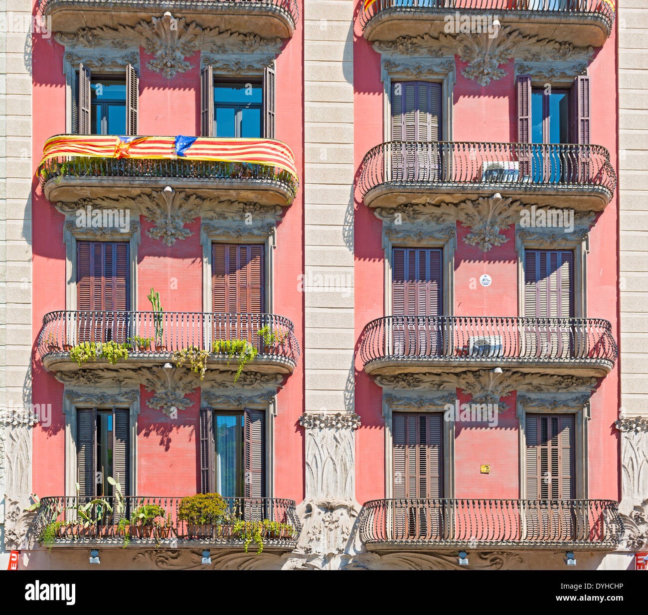 Building facade of great architectural interest in the city of ...