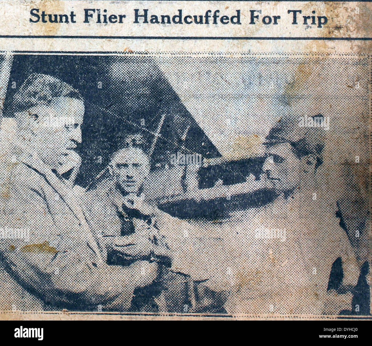 This photo from the Carter Buton album shows a barnstorming aircraft in ...