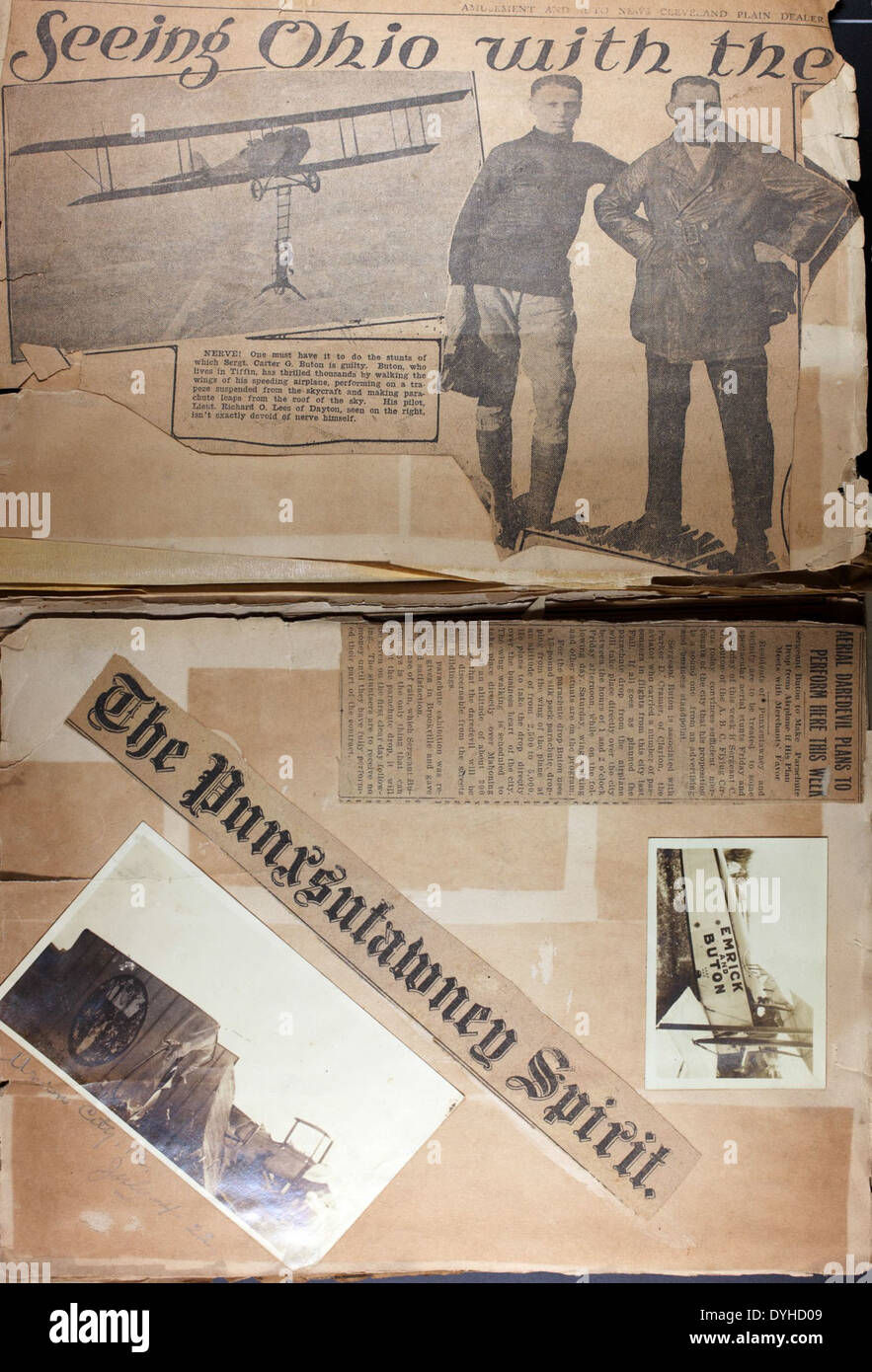 The Carter Buton Album Loan features images of Buton’s barnstorming days in Kansas and Ohio. As ...