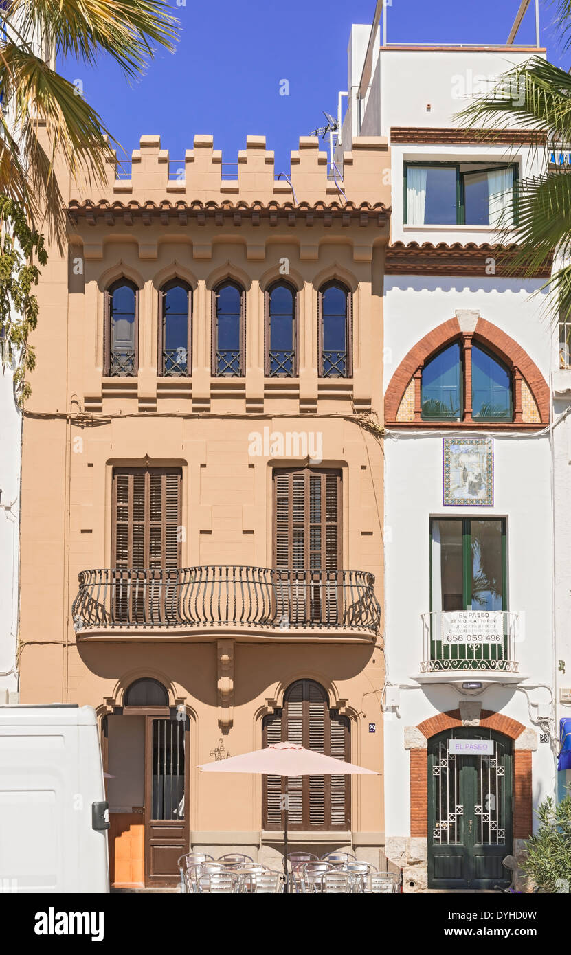 Old town sitges hi-res stock photography and images - Alamy