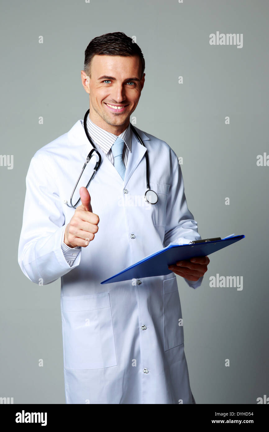 Male doctor giving thumbs up hi-res stock photography and images - Alamy