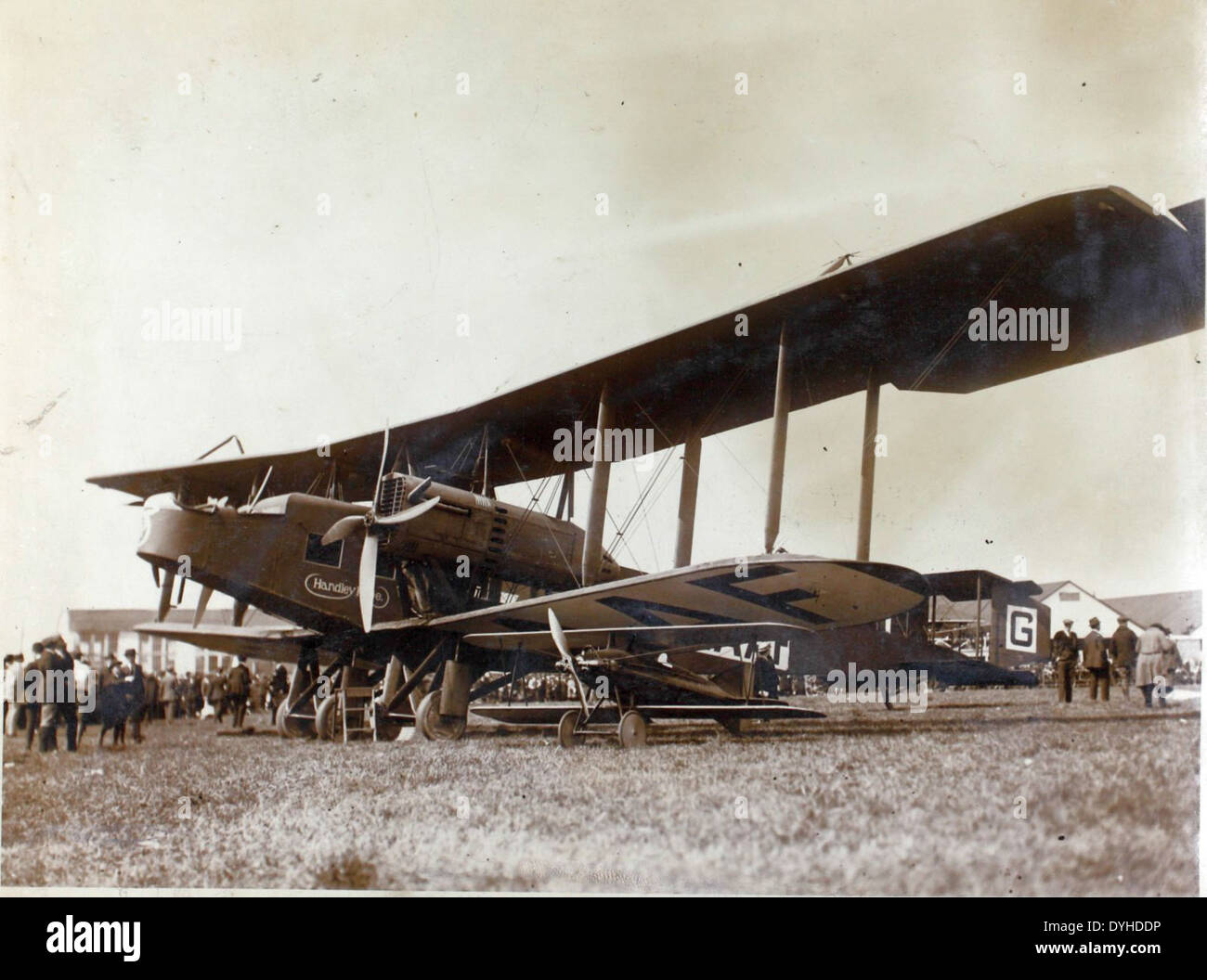 The Handley Page HP12 G-EAAF, seen in the Carter Buton collection, is a ...