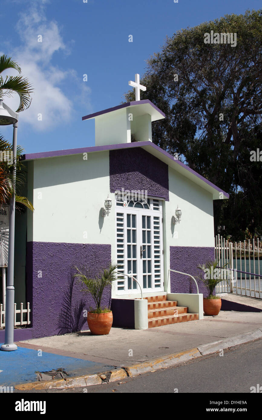 Isla Culebra Puerto Rico USA territory Methodist Church christian cross ...