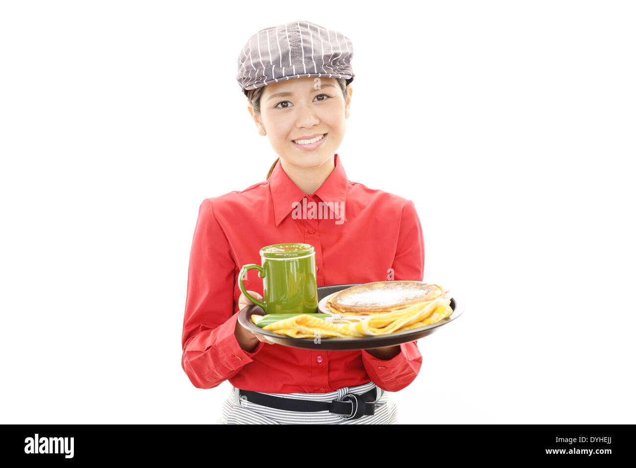 Waitress woman hi-res stock photography and images - Alamy