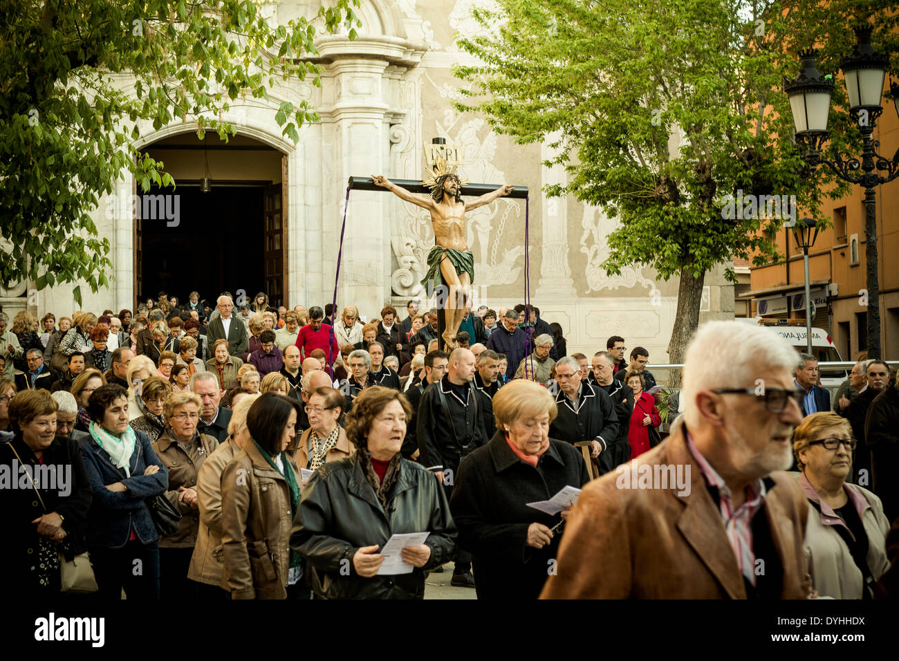 Semana Santa procession in Spain Stock Photo - Alamy