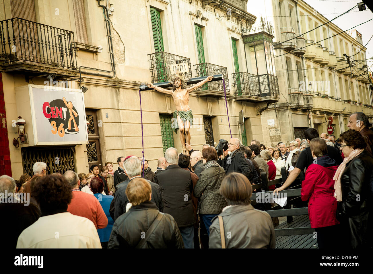 Semana Santa procession in Spain Stock Photo - Alamy