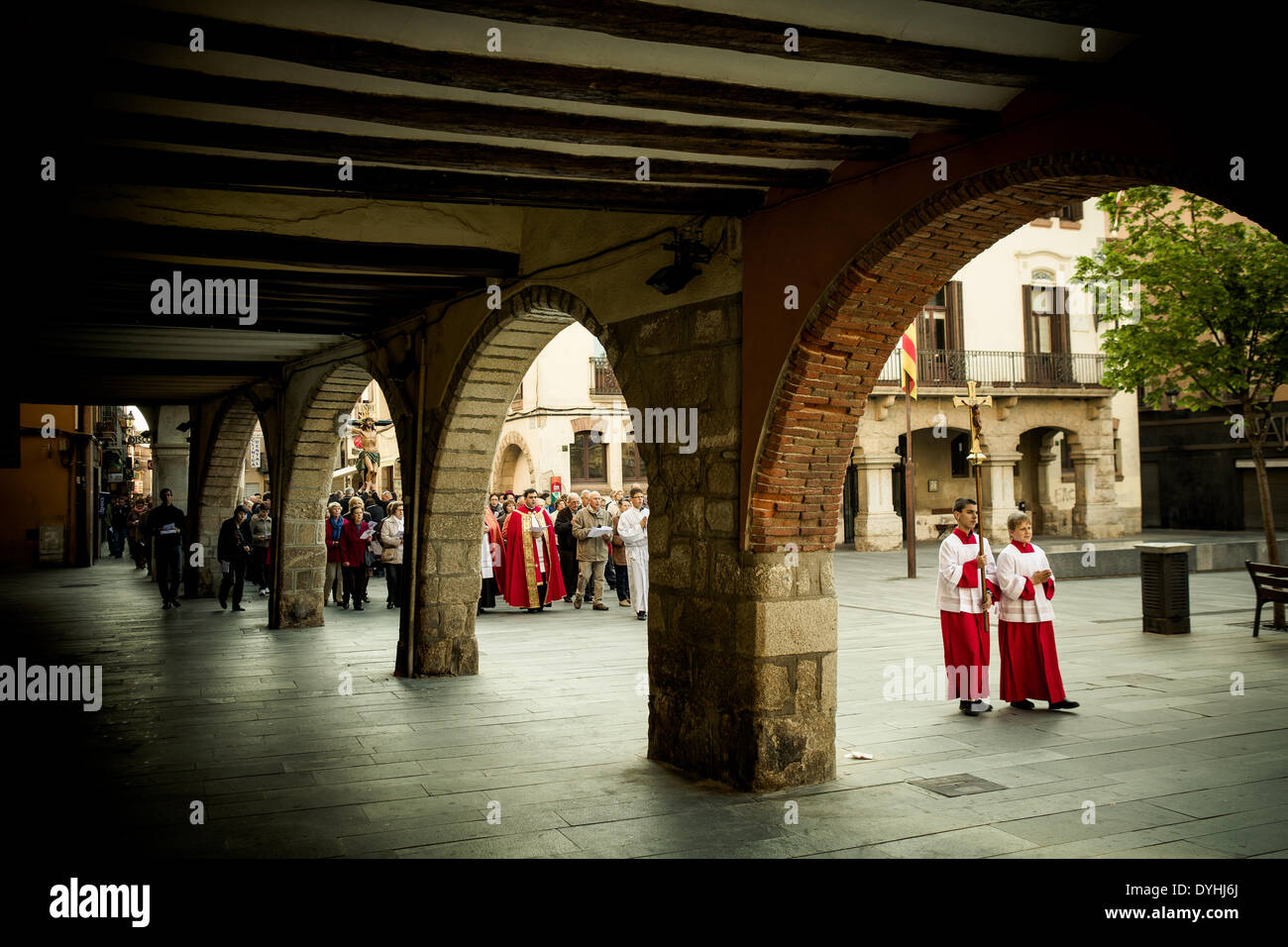 Semana Santa procession in Spain Stock Photo - Alamy