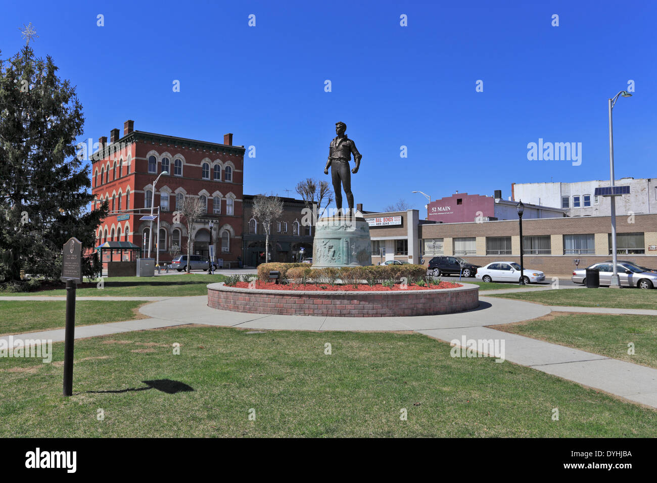 Village Green Hackensack New Jersey Stock Photo - Alamy
