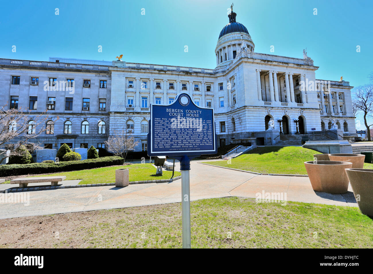 Bergen County Courthouse Hackensack New Jersey Stock Photo - Alamy