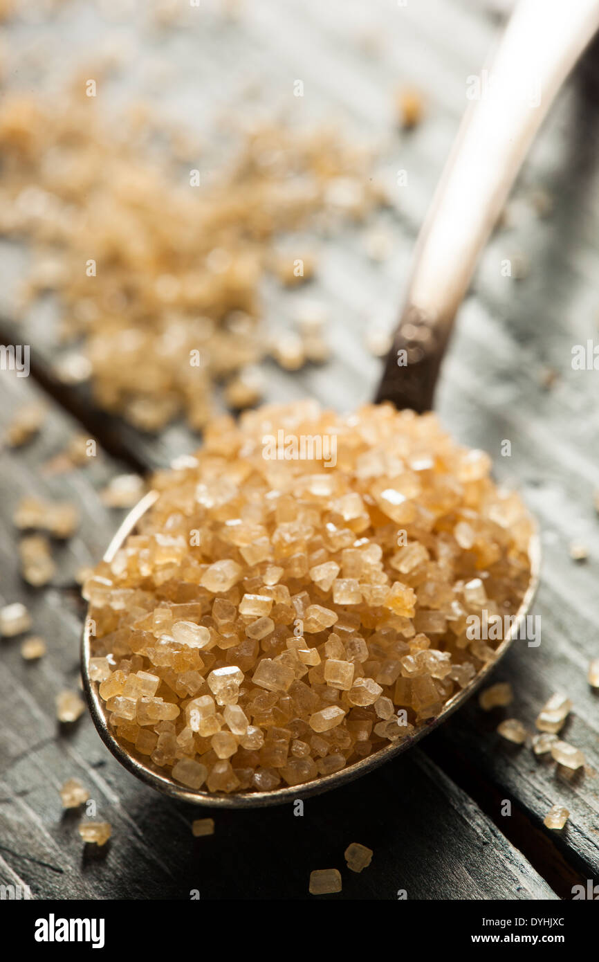 Raw Organic Cane Sugar in a Bowl Stock Photo - Alamy