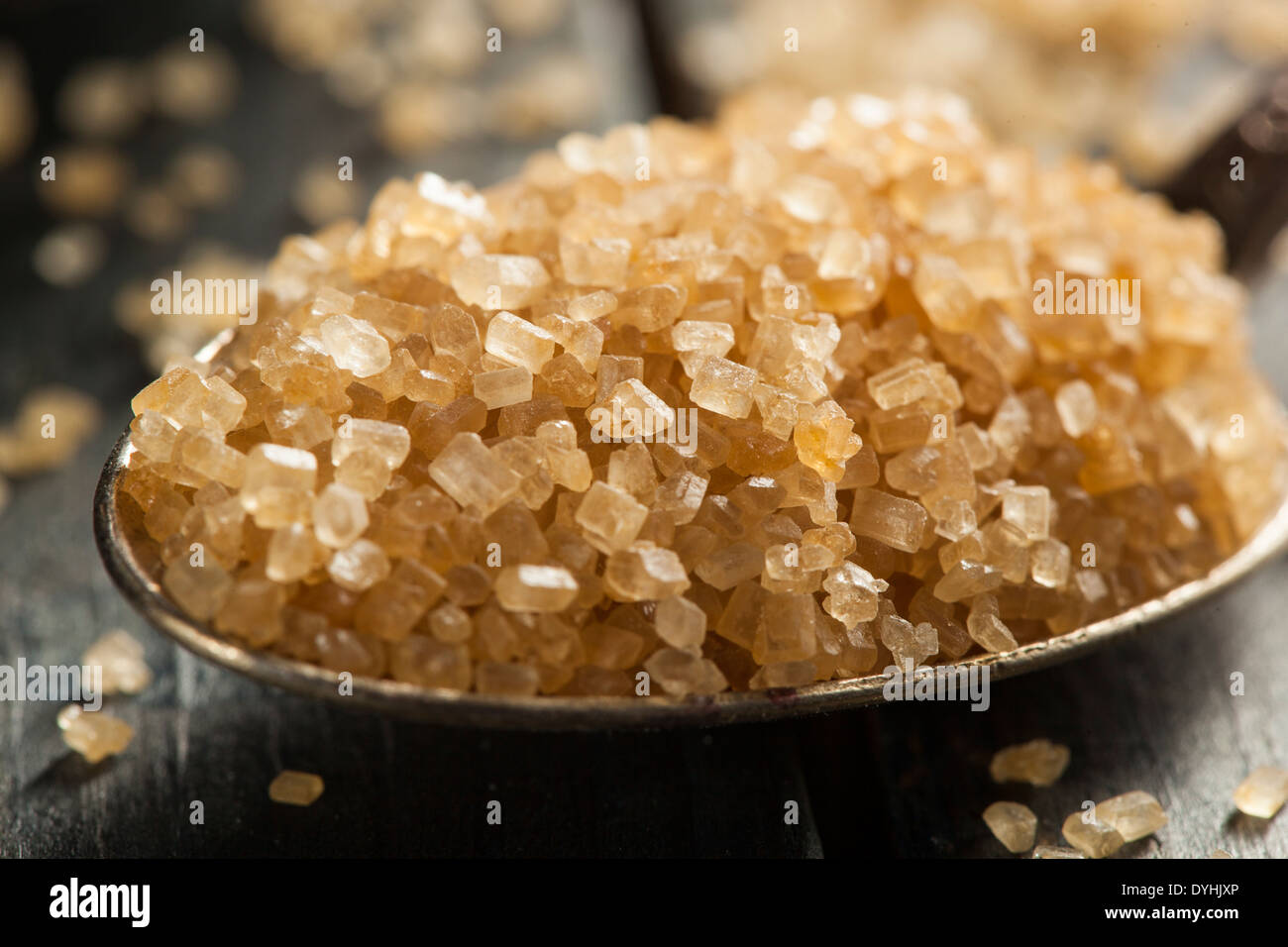 Raw Organic Cane Sugar in a Bowl Stock Photo - Alamy