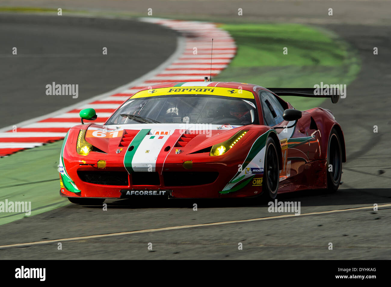 Northampton, UK. 18th Apr, 2014. #61 AF Corse Ferrari F458 Italia of ...