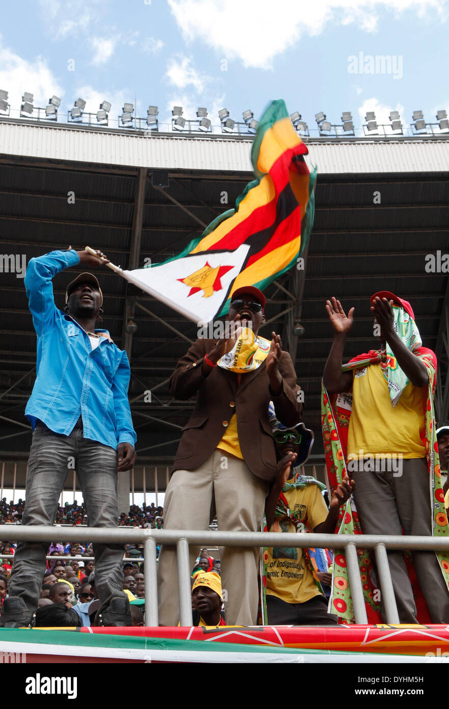 Harare flag hi-res stock photography and images - Alamy