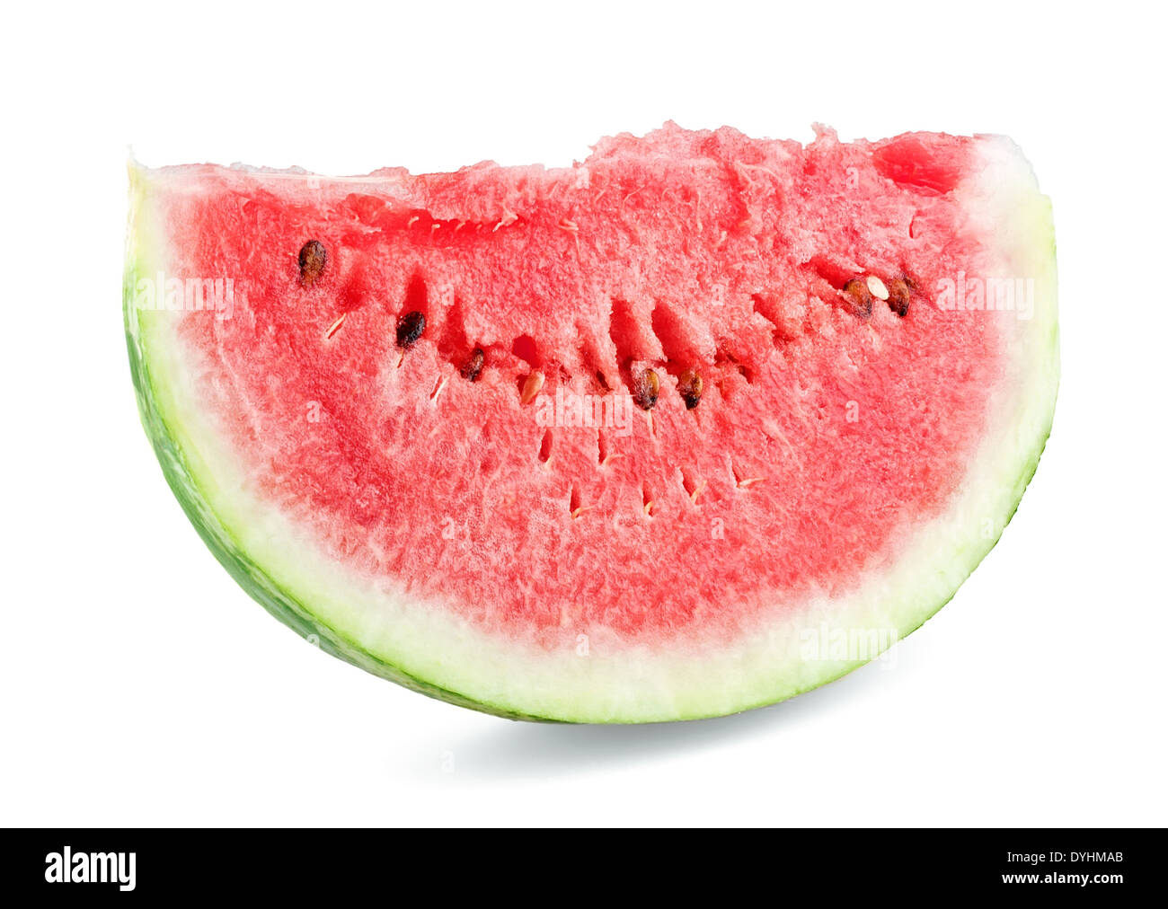 Sweet watermelon on white background Stock Photo - Alamy