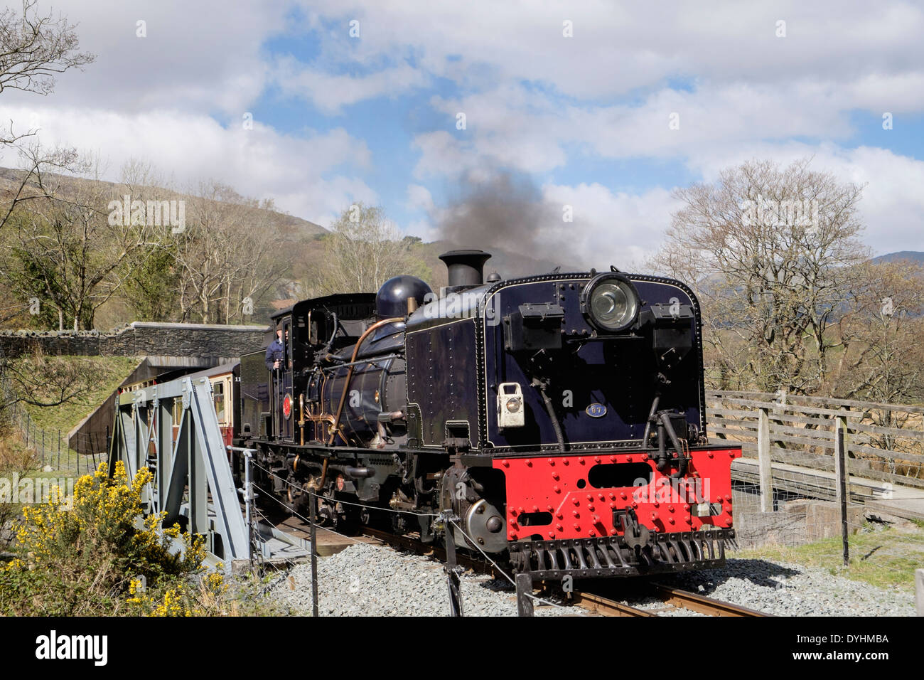 Welsh highland railway steam hi-res stock photography and images - Alamy