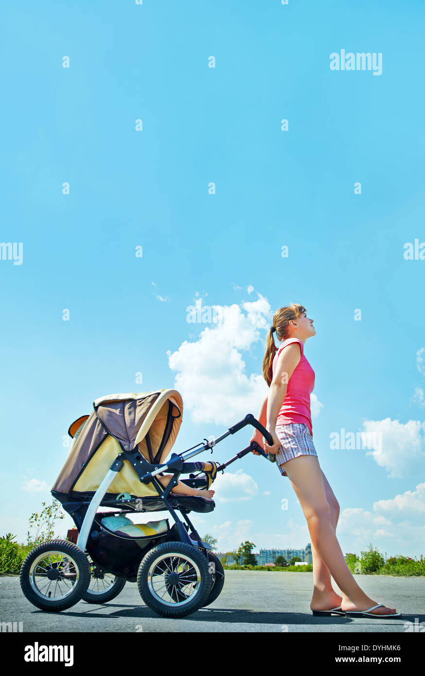 Female stroller hi-res stock photography and images - Alamy