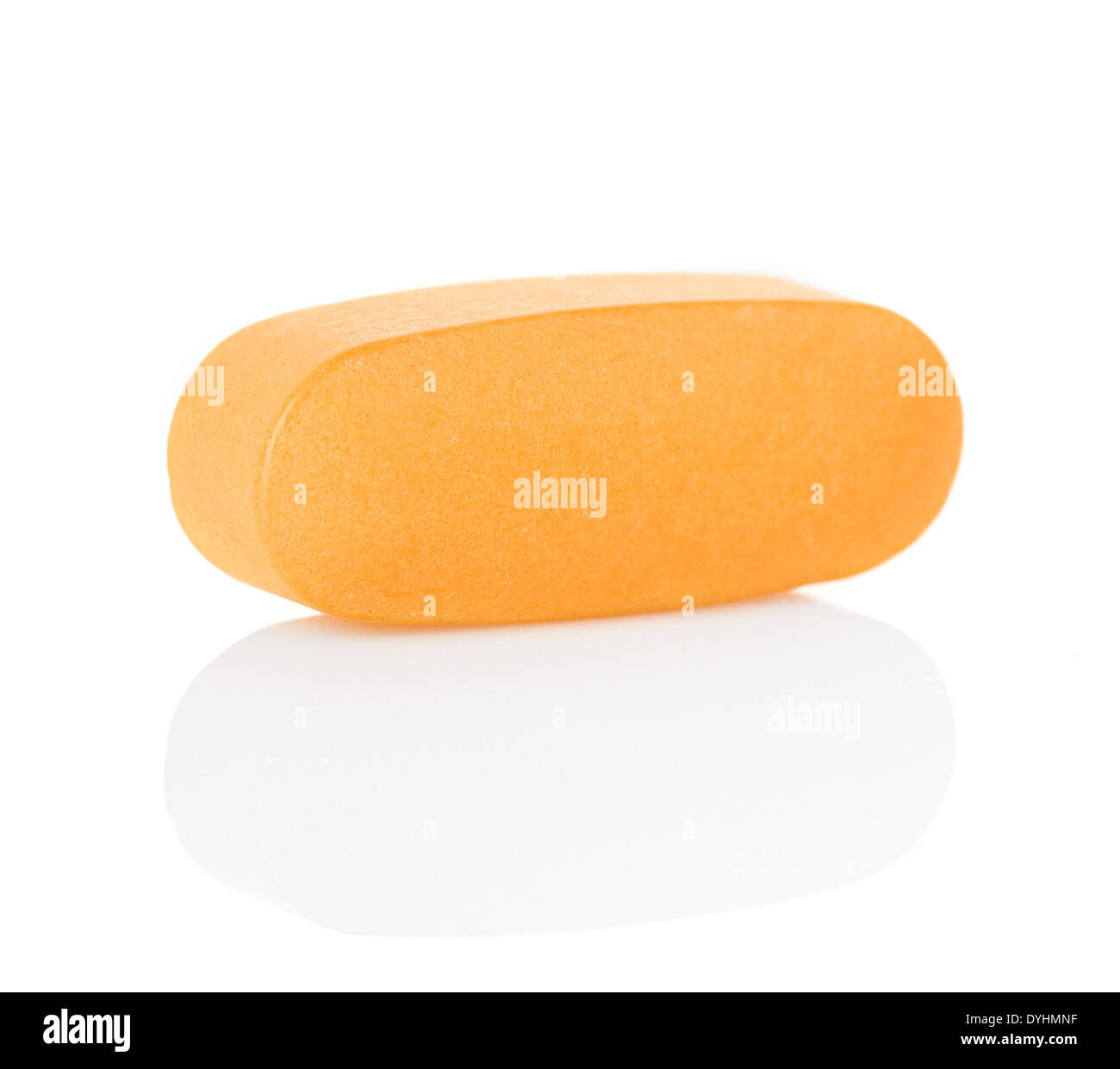 Medical pill tablet isolated on white, clipping path included Stock ...