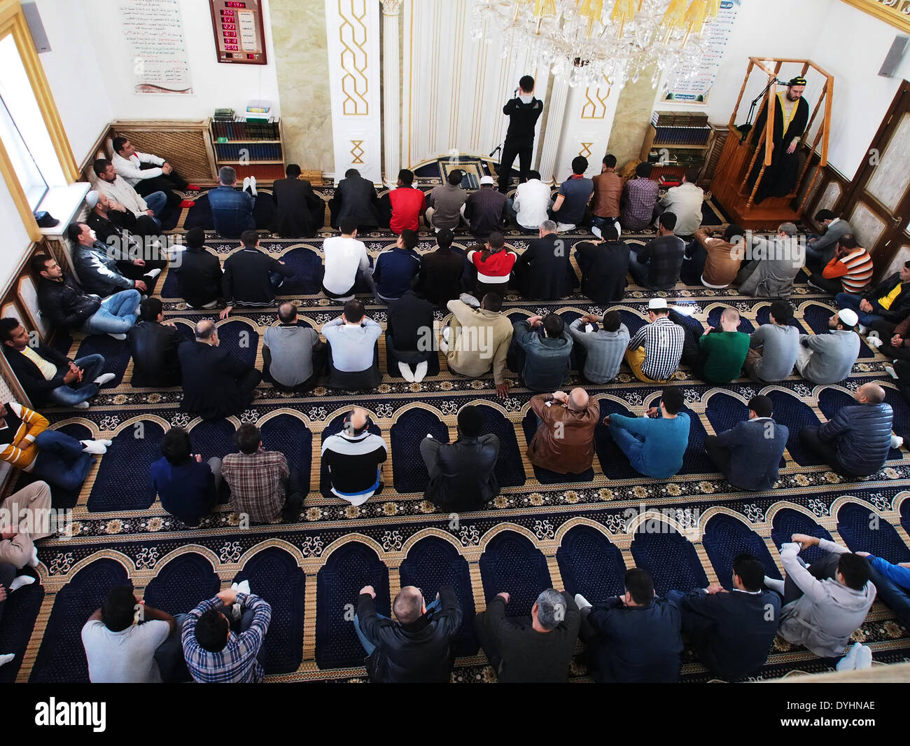 Lugansk, Ukraine. 18th April 2014. Muslim mosque in Lugansk --- In his ...