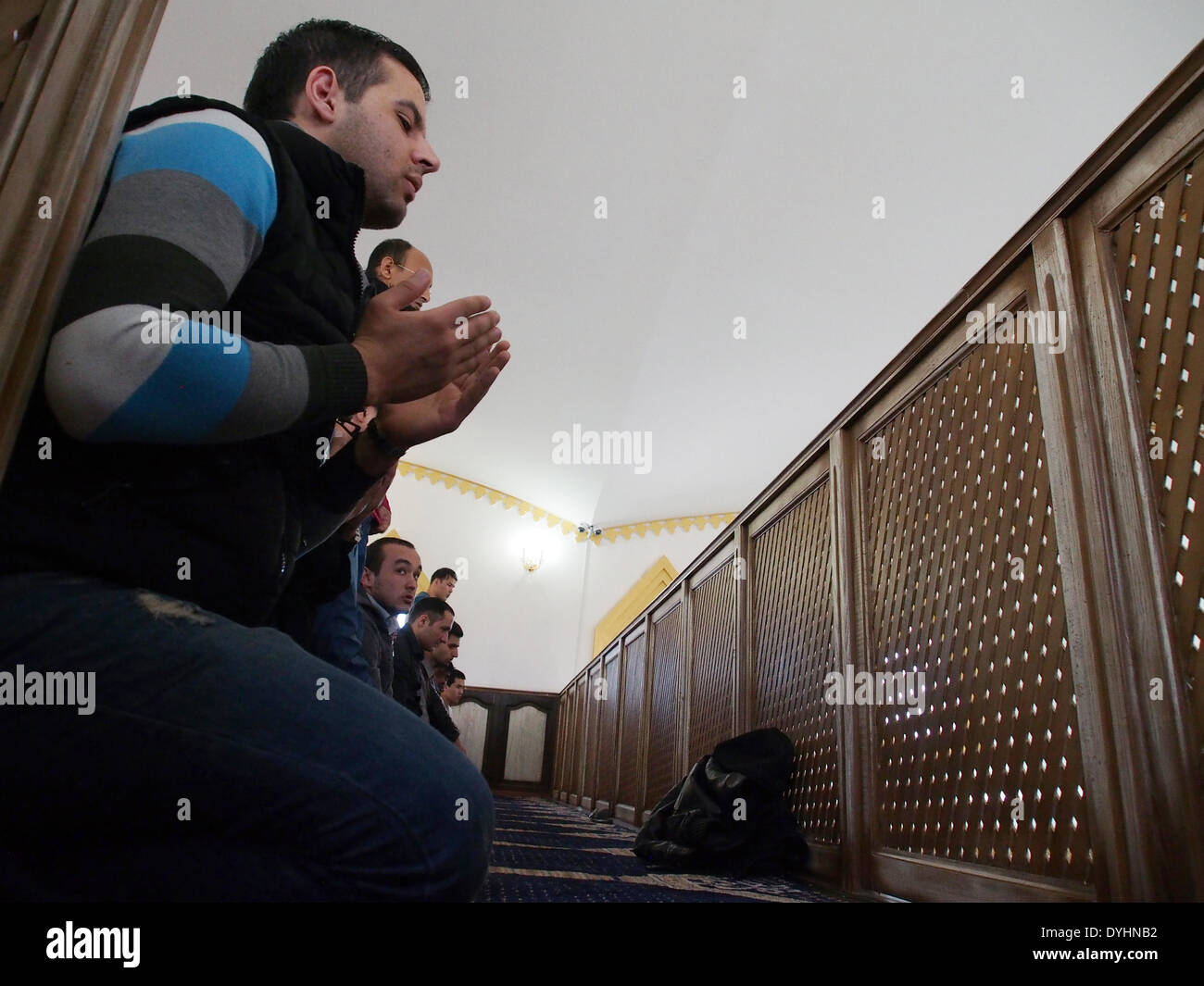 Lugansk, Ukraine. 18th April 2014. Muslim mosque in Lugansk --- In his ...