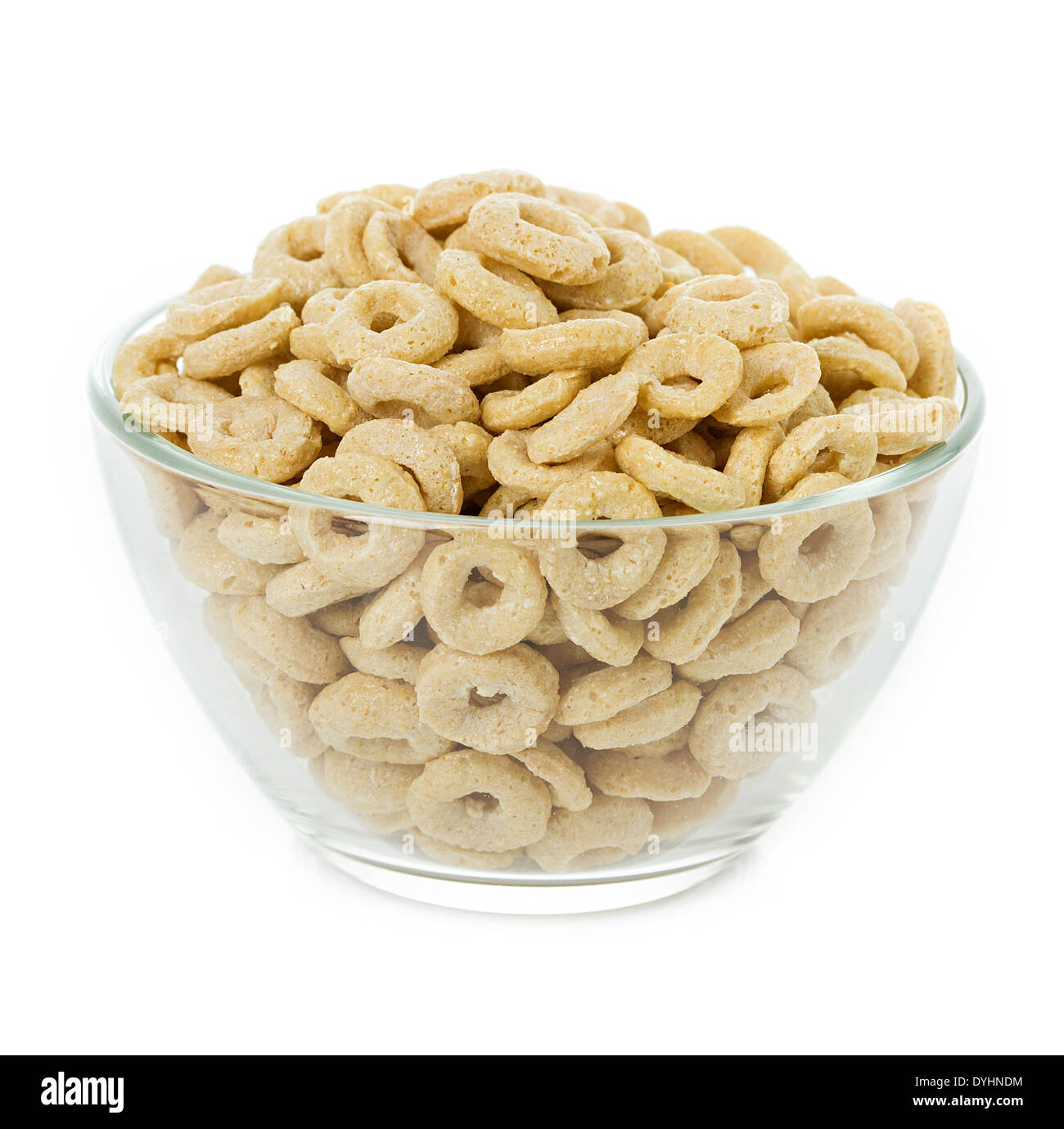 healthy cereal rings isolated on white background Stock Photo - Alamy
